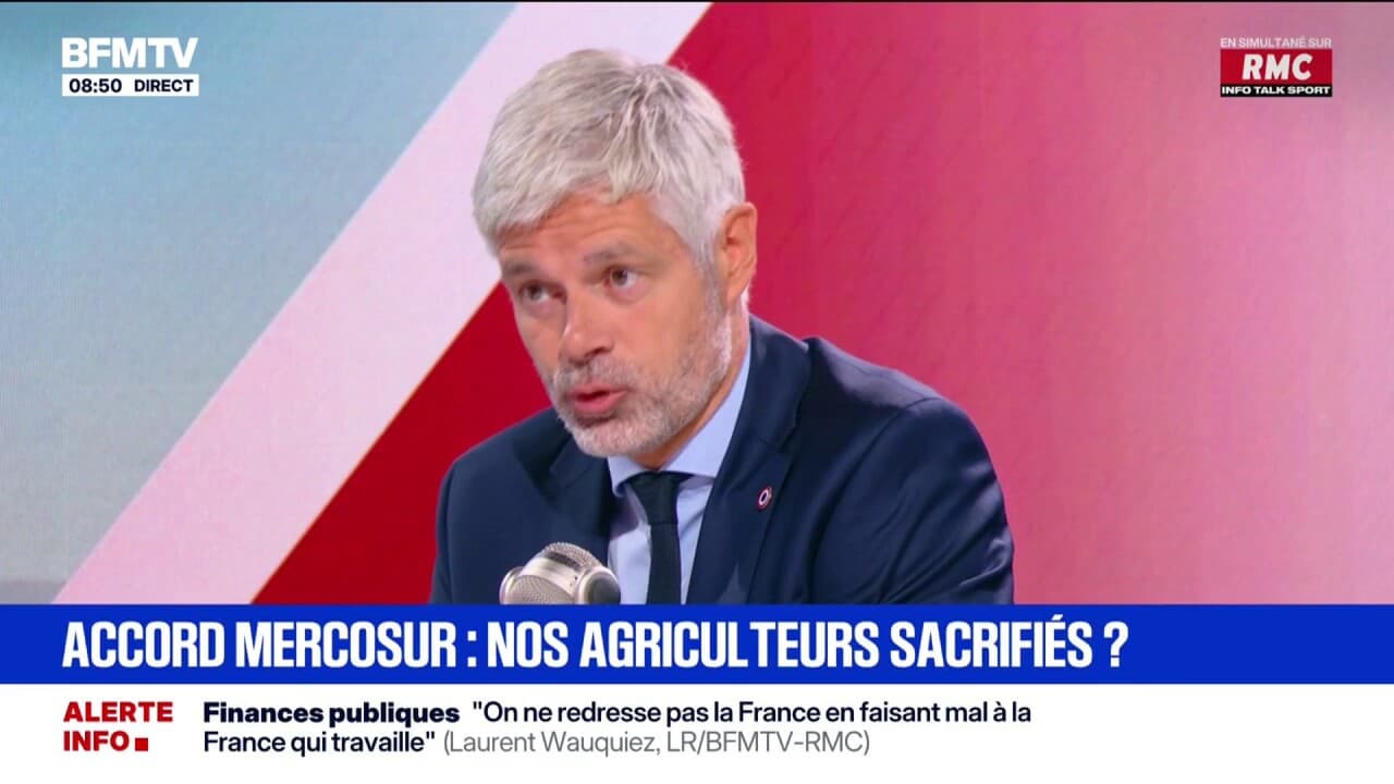 Mercosur: "Dans ces accords, l'agriculture est systématiquement sacrifiée", estime Laurent ...
