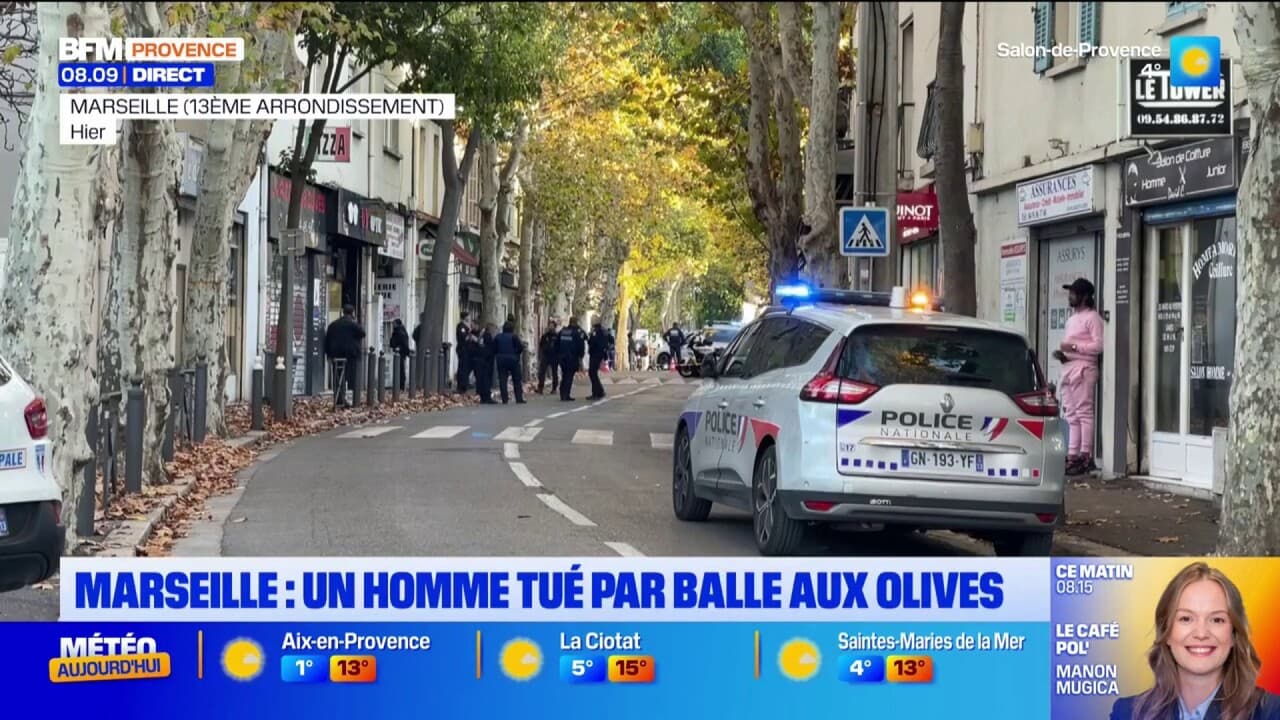 Marseille : un homme tué par balle dans le quartier des olives