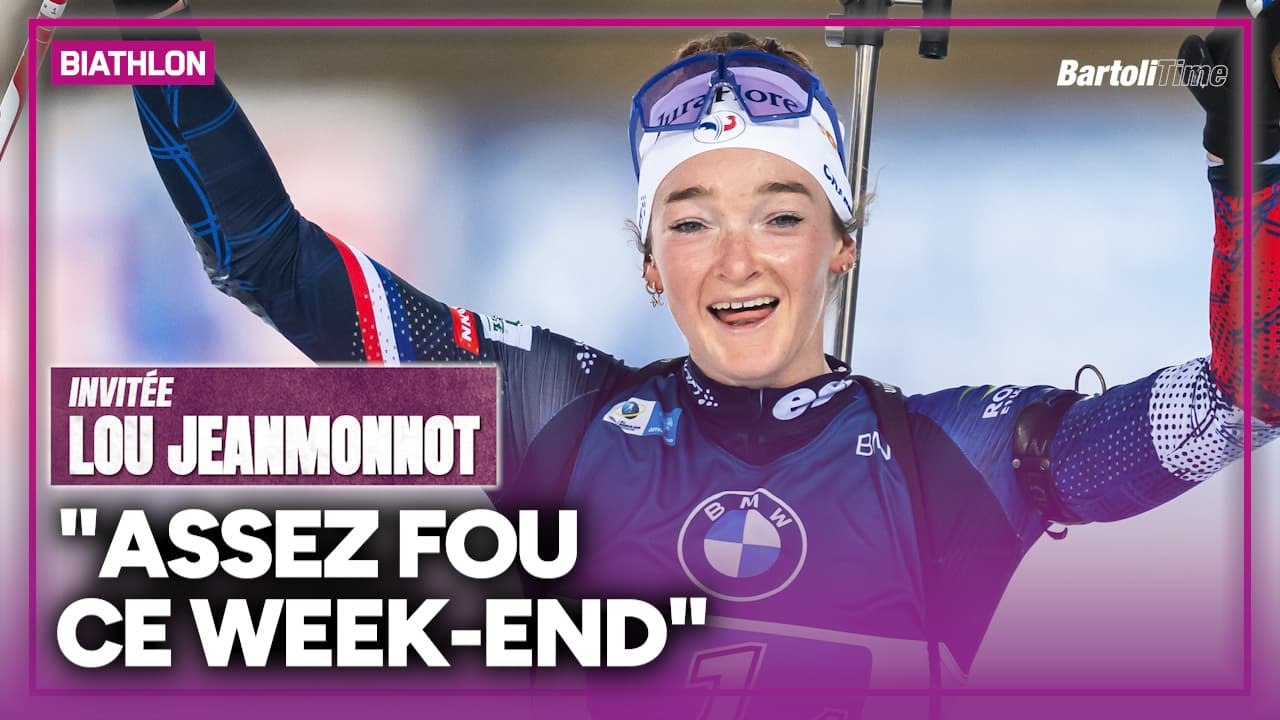 Biathlon : "Assez fou" Lou Jeanmonnot émue par le week-end en France