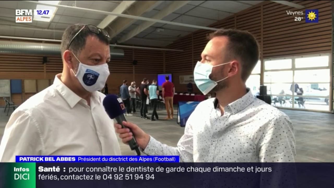 Patrick Bel Abbes, président du District des Alpes de Football, était l ...