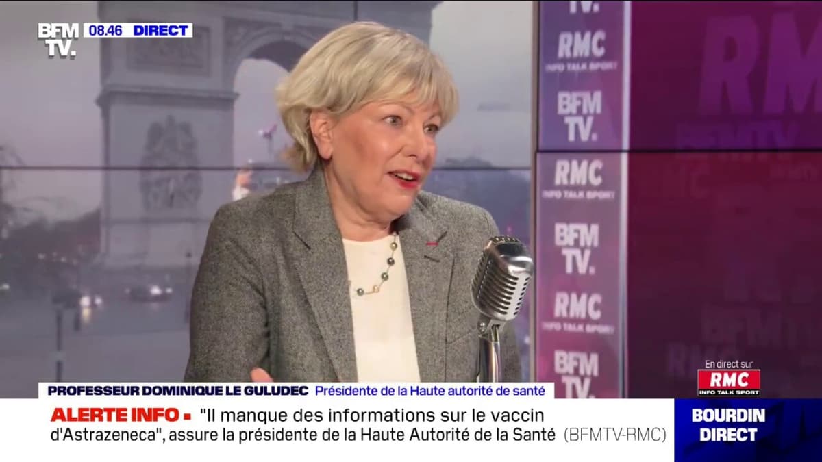 L'émotion de Dominique Le Guludec, présidente de la Haute Autorité de ...