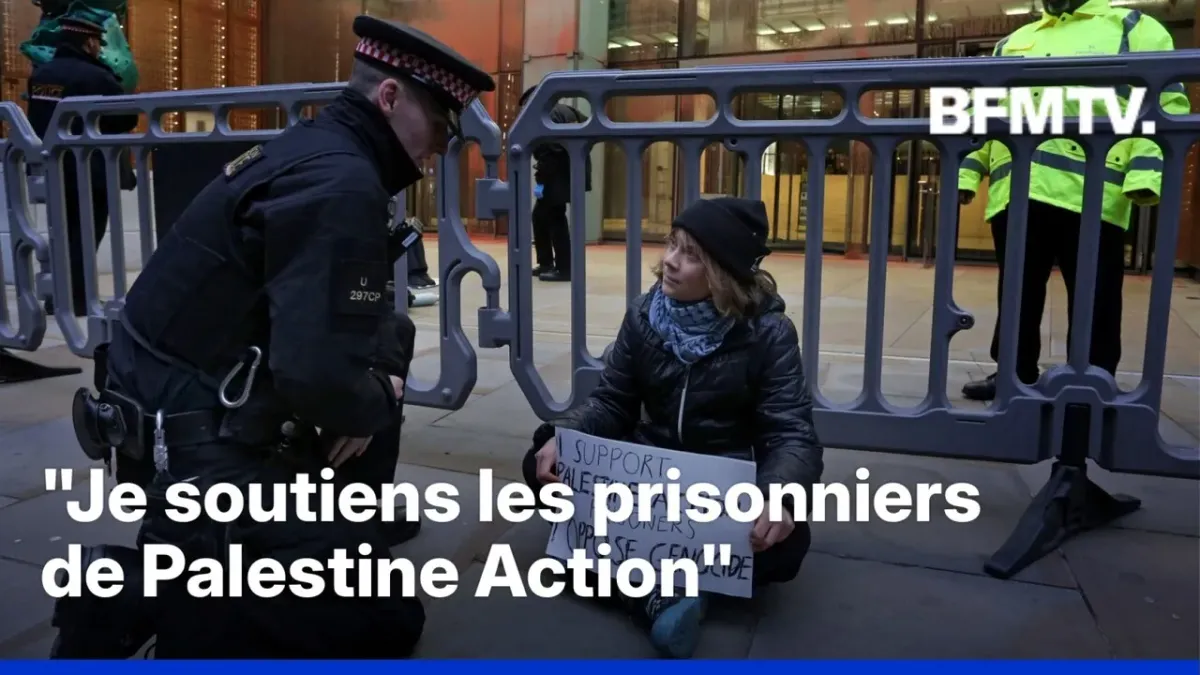 Londres: l’activiste Greta Thunberg arrêtée lors d’une manifestation en ...