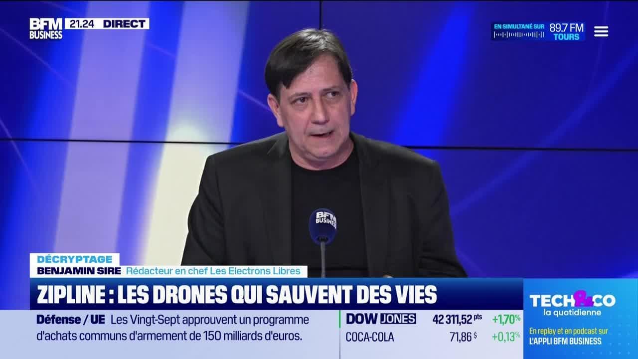 Benjamin Sire (Les Électrons Libres) : Zipline, les drones qui sauvent ...