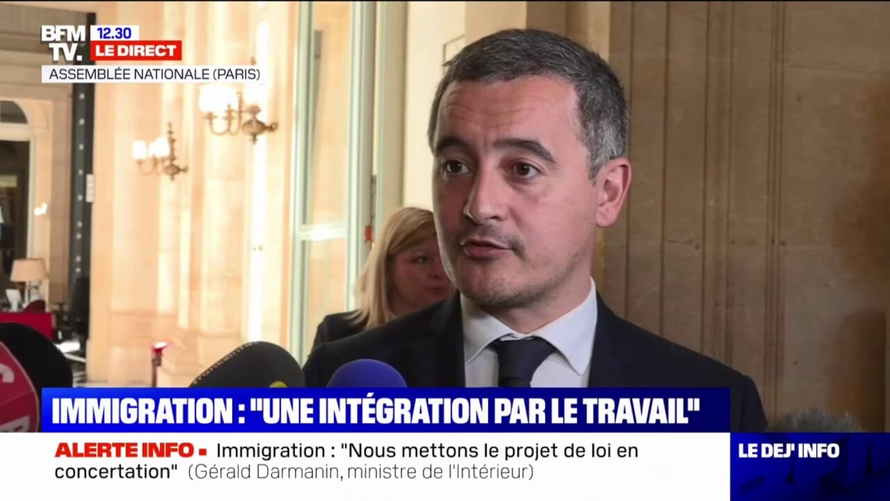 Gérald Darmanin promet "le texte le plus ferme sur l'immigration ...