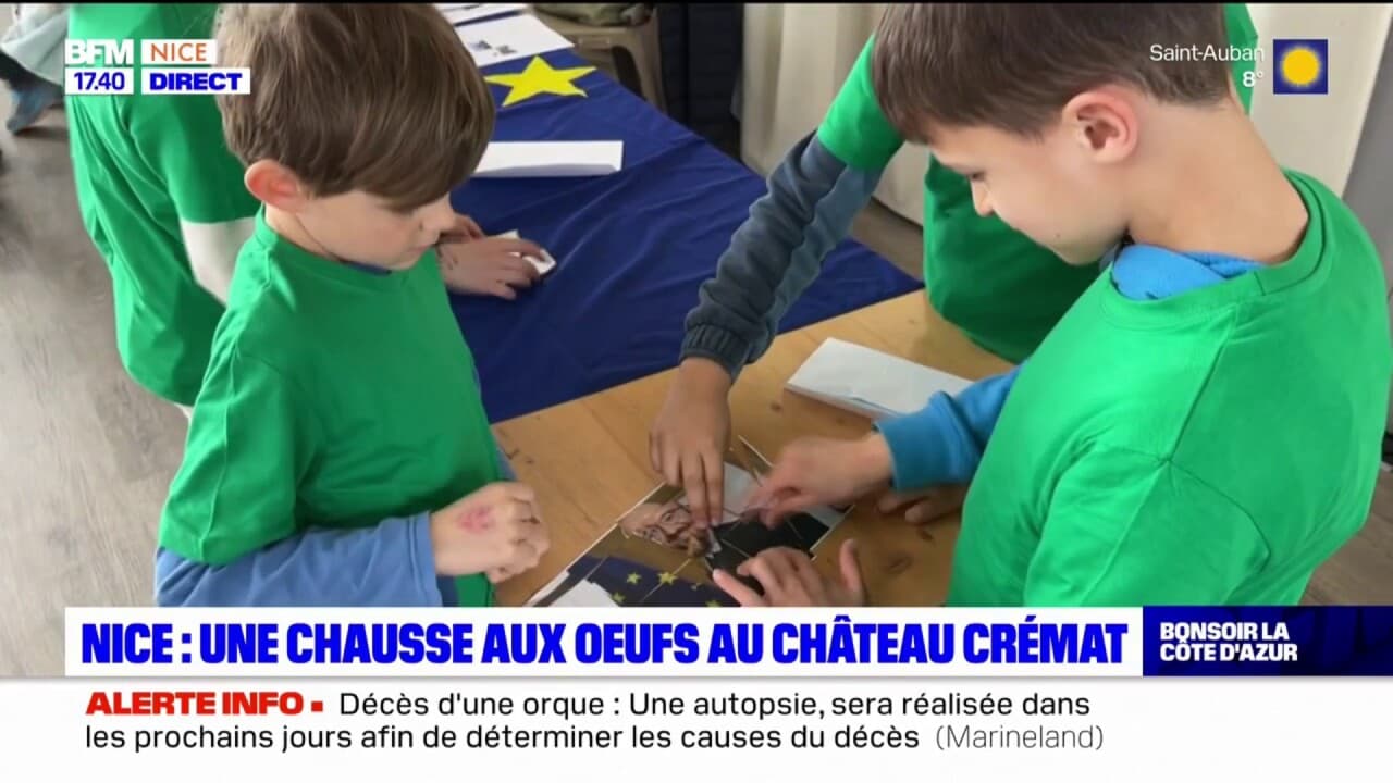 Nice: une chasse aux œufs éducative organisée au château Crémat