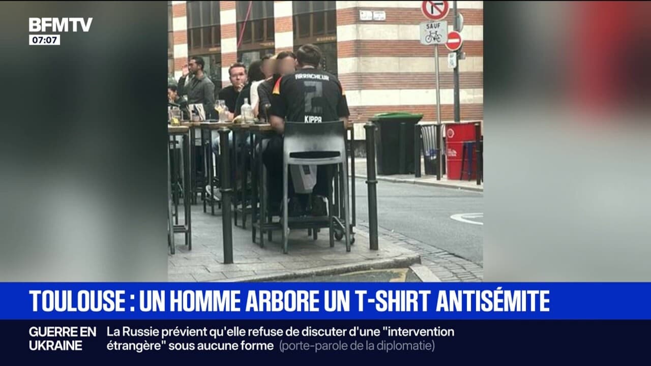 "Arracheur 2 Kippa": un homme arbore un t-shirt antisémite à Toulouse
