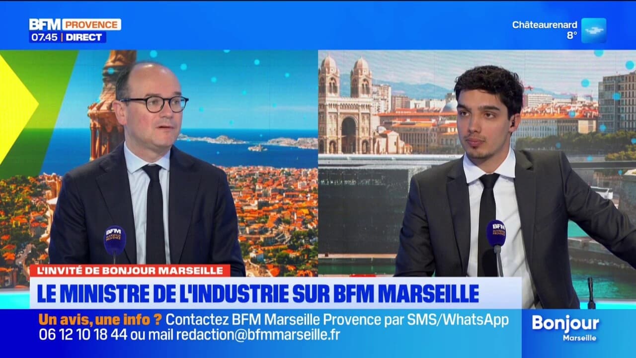 Sébastien Martin, Ministre délégué chargé de l'Industrie, est l'invité ...