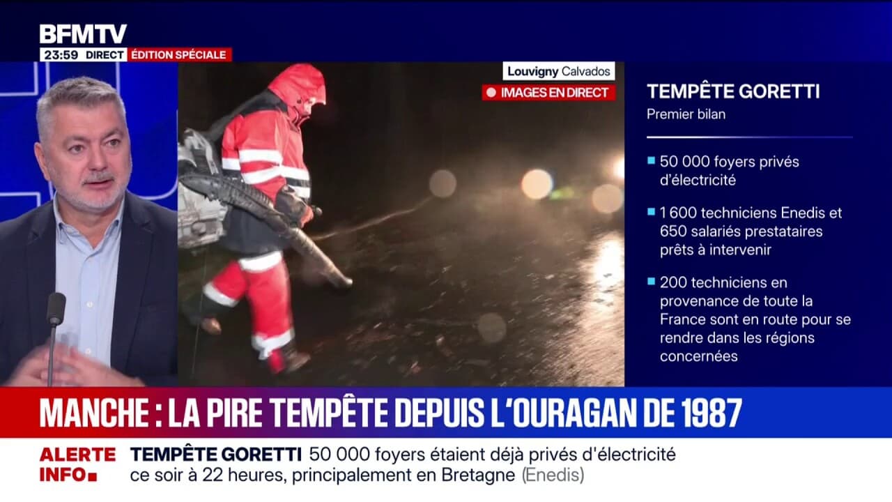 Tempête Goretti: un navire à la dérive au large de Cherbourg dans la ...