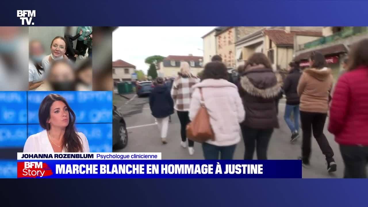 Story 2 : Marche blanche en hommage à Justine - 06/11