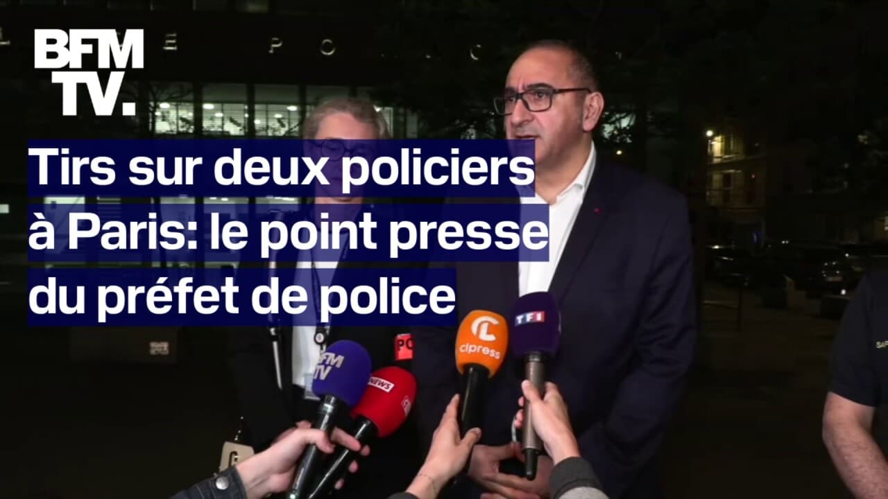 Deux policiers après des tirs dans un commissariat à Paris: la conférence de presse du préfet de ...