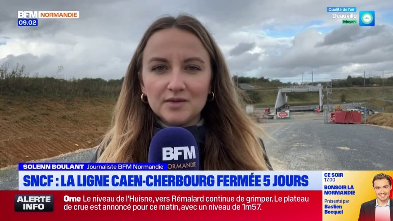 SNCF: la ligne Caen-Cherbourg fermée cinq jours