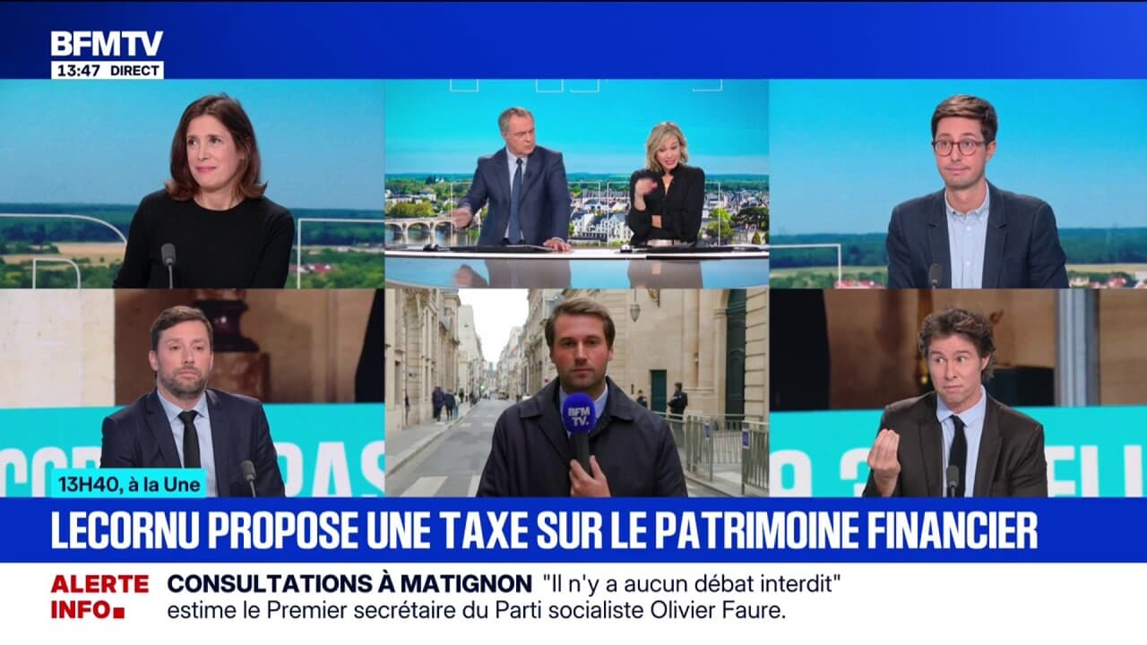 Sébastien Lecornu propose une taxe sur le patrimoine financier: notre ...