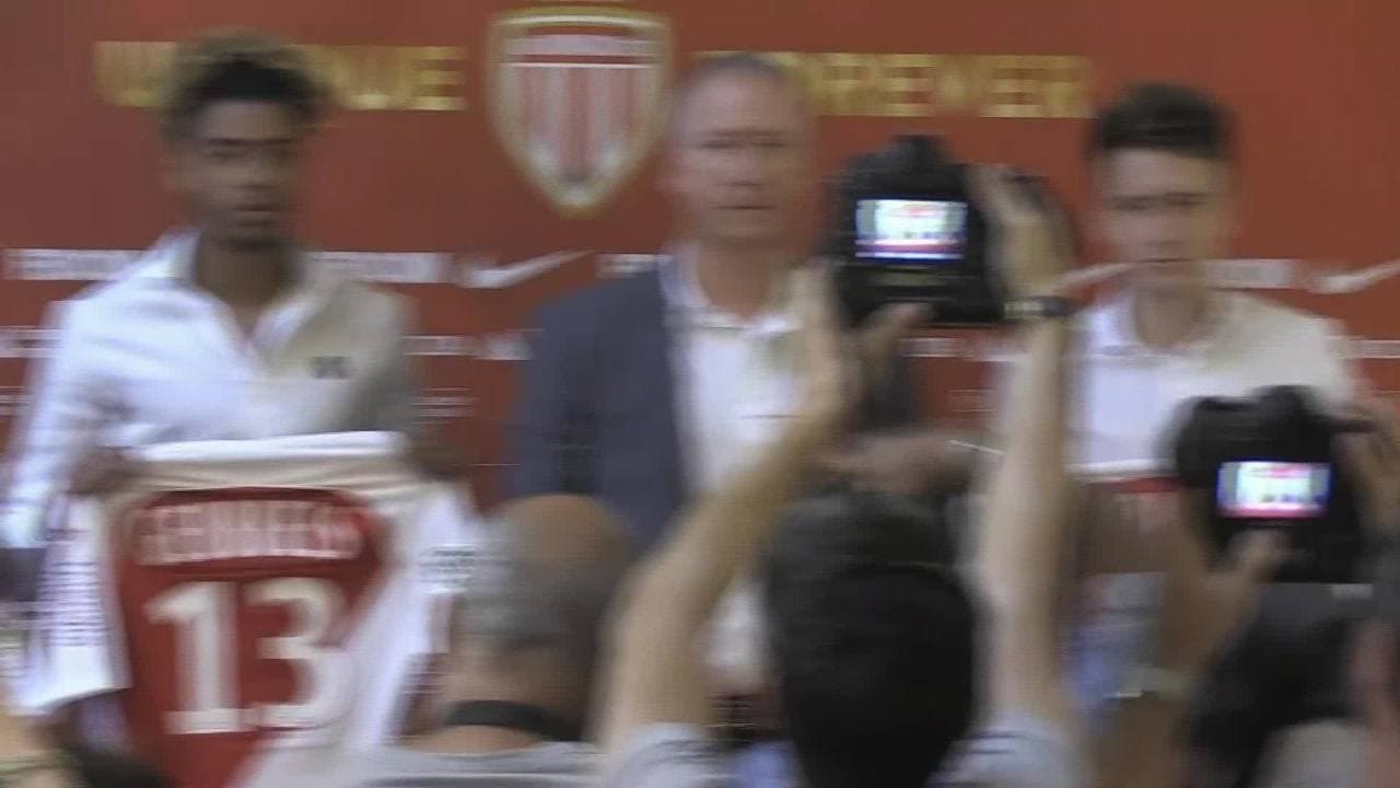 L'AS Monaco présente officiellement ses recrues