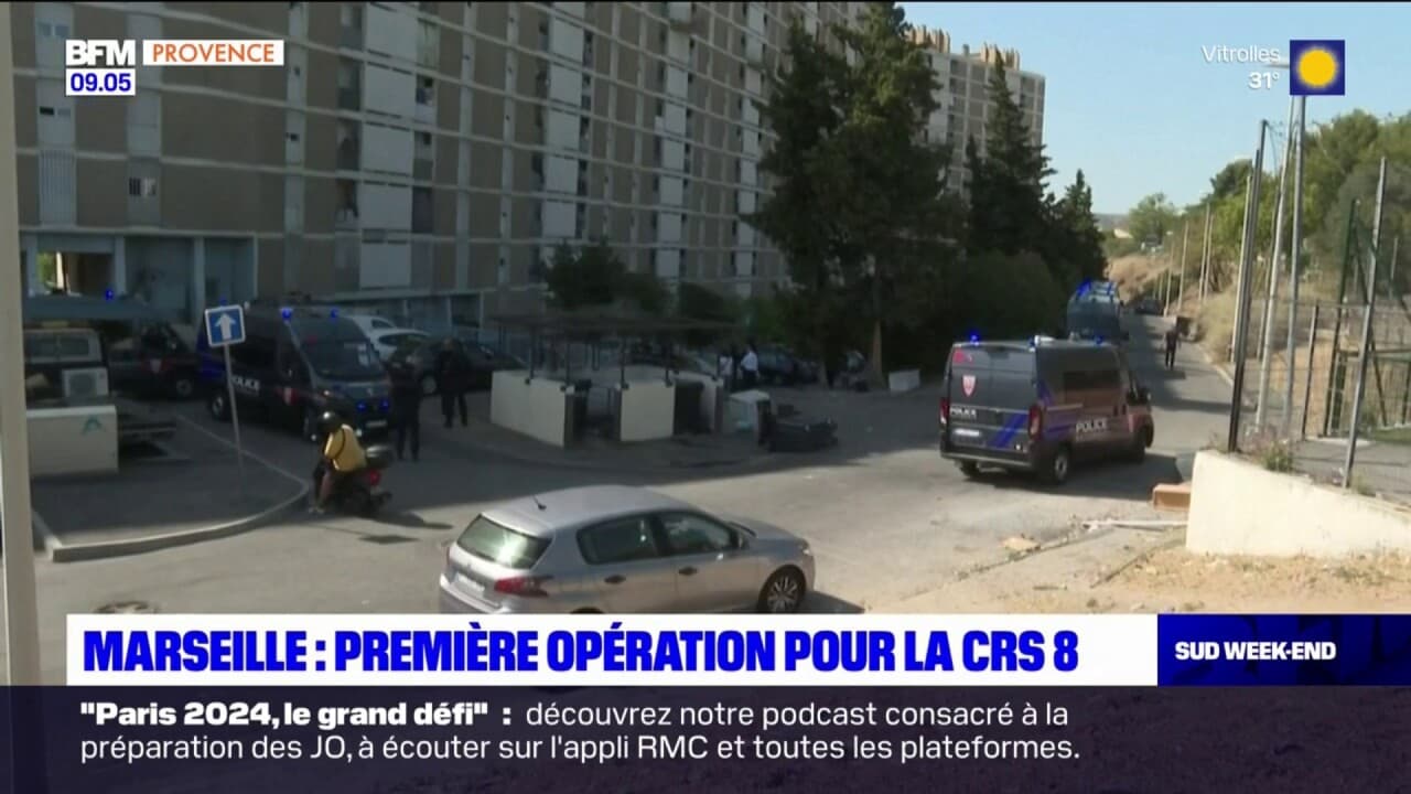 Marseille: la CRS 8 a mené ses premières opérations dans les quartiers nord