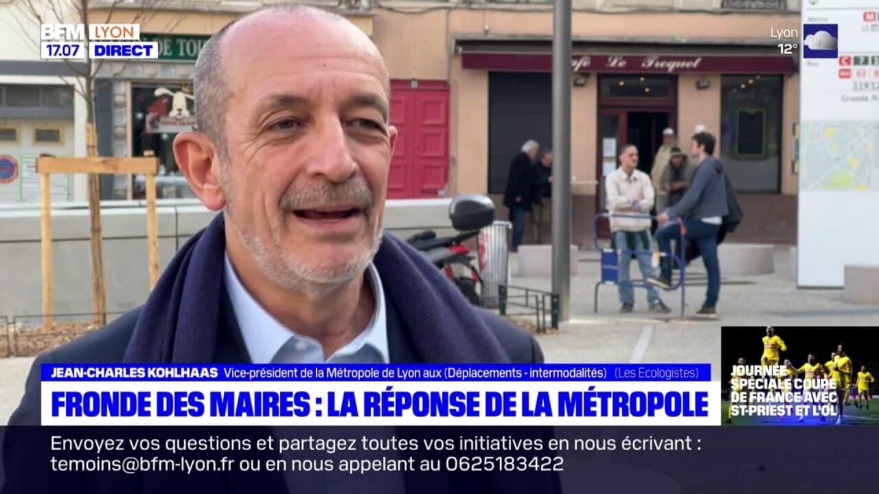Métropole de Lyon: la réponse de Jean-Charles Kohlaas face à la fronde ... Métropole de Lyon: la réponse de Jean-Charles Kohlaas face à la fronde ...