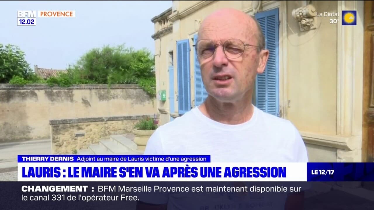 Vaucluse: l'adjoint au maire de Lauris raconte son agression lors d'une ...