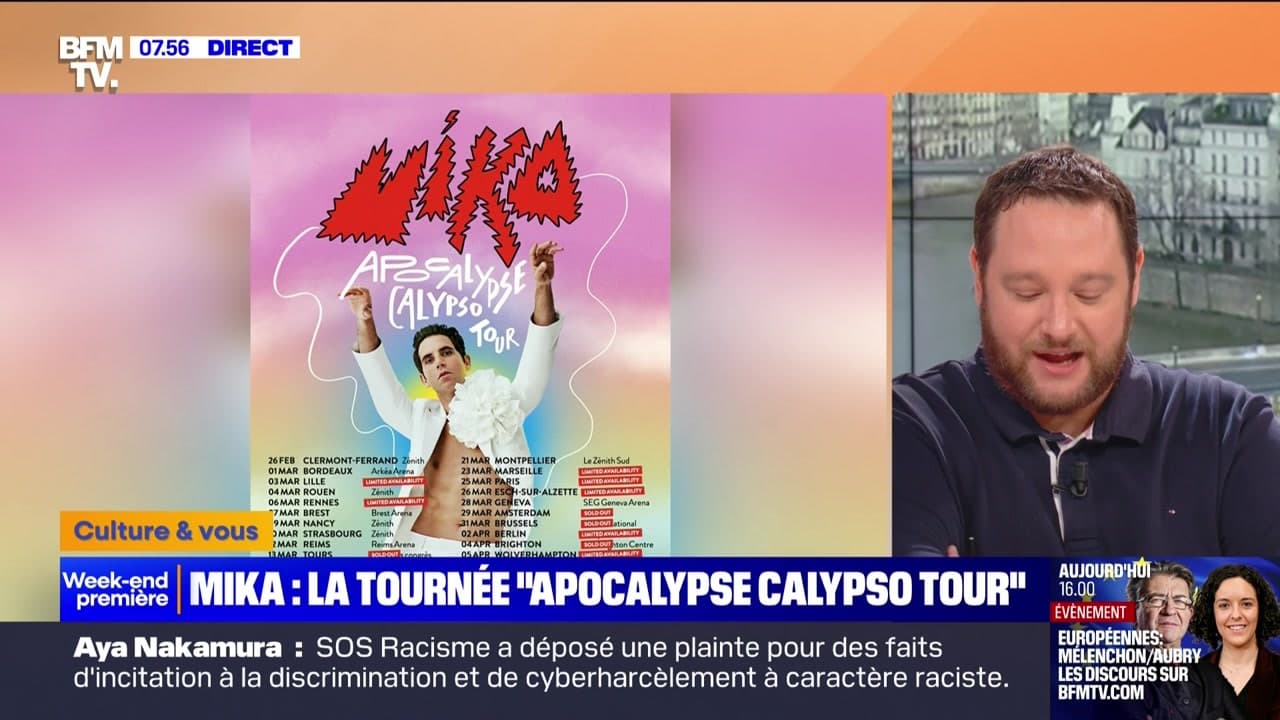 Mika : la tournée "Apocalypse Calypso Tour" - 16/03