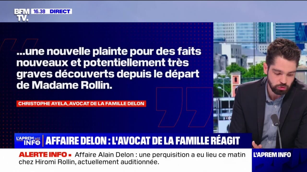 Affaire Alain Delon: l'avocat de la famille s'apprêterait à déposer une ... Affaire Alain Delon: l'avocat de la famille s'apprêterait à déposer une ...