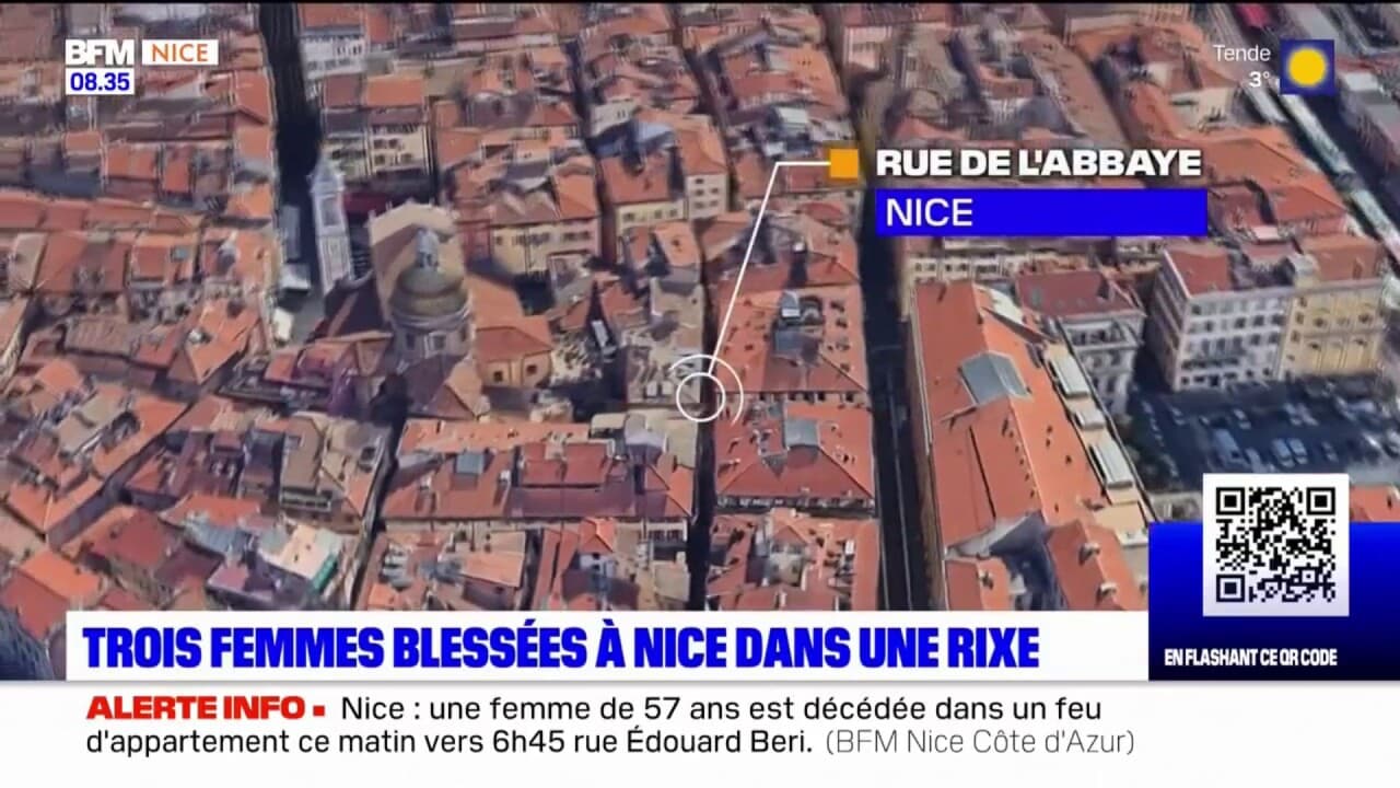 Nice: trois femmes légèrement blessées dont deux à l'arme blanche dans ...
