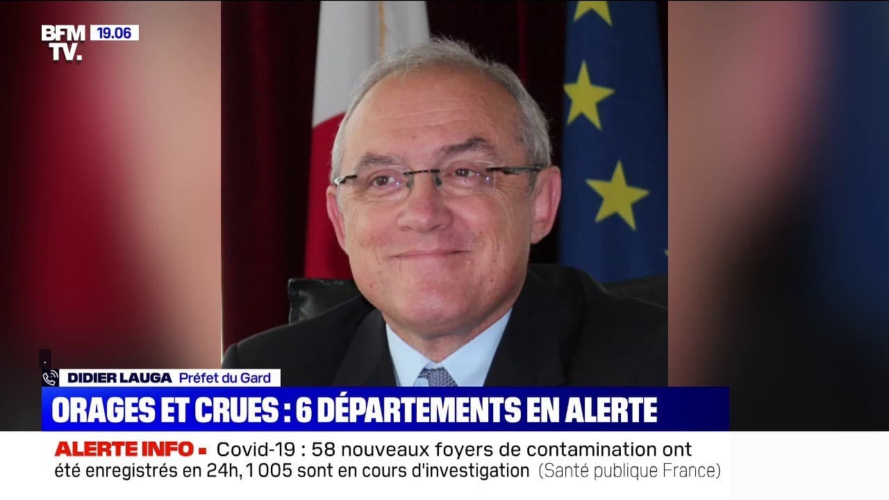 Didier Lauga, préfet du Gard: "nous sommes entre deux vagues, dans une phase d'accalmie, ce qui ...