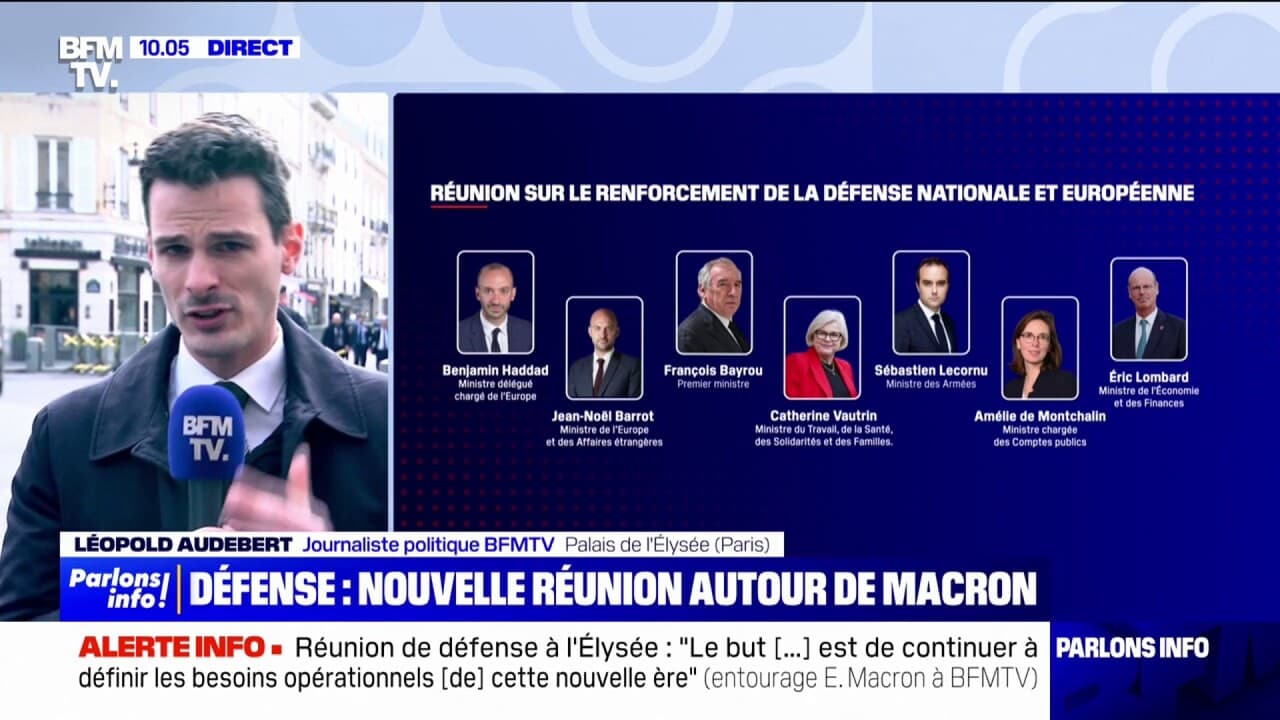 Défense nationale et européenne: une nouvelle réunion autour d'Emmanuel ...