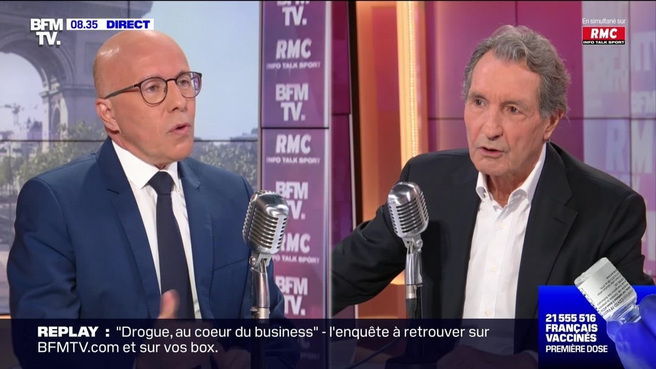 Eric Ciotti face à Jean-Jacques Bourdin en direct - 20/05