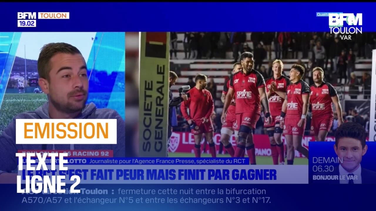 RCT - Racing 92: un Toulon à "deux visages"