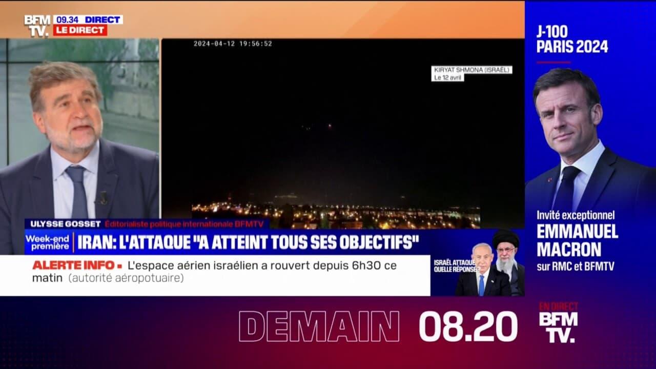 Attaque de l'Iran sur Israël: la France a neutralisé des drones et des ...