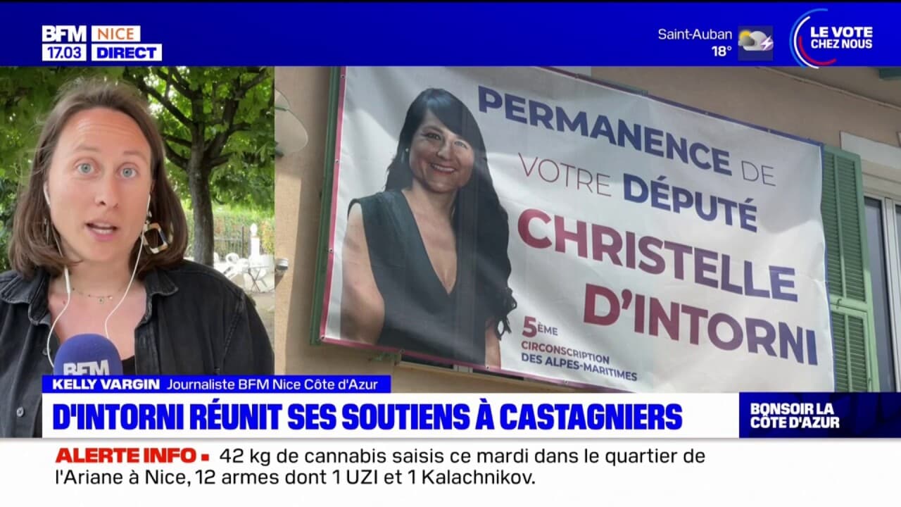 Législatives dans les Alpes-Maritimes: Christelle d'Intorni réunit ses ...