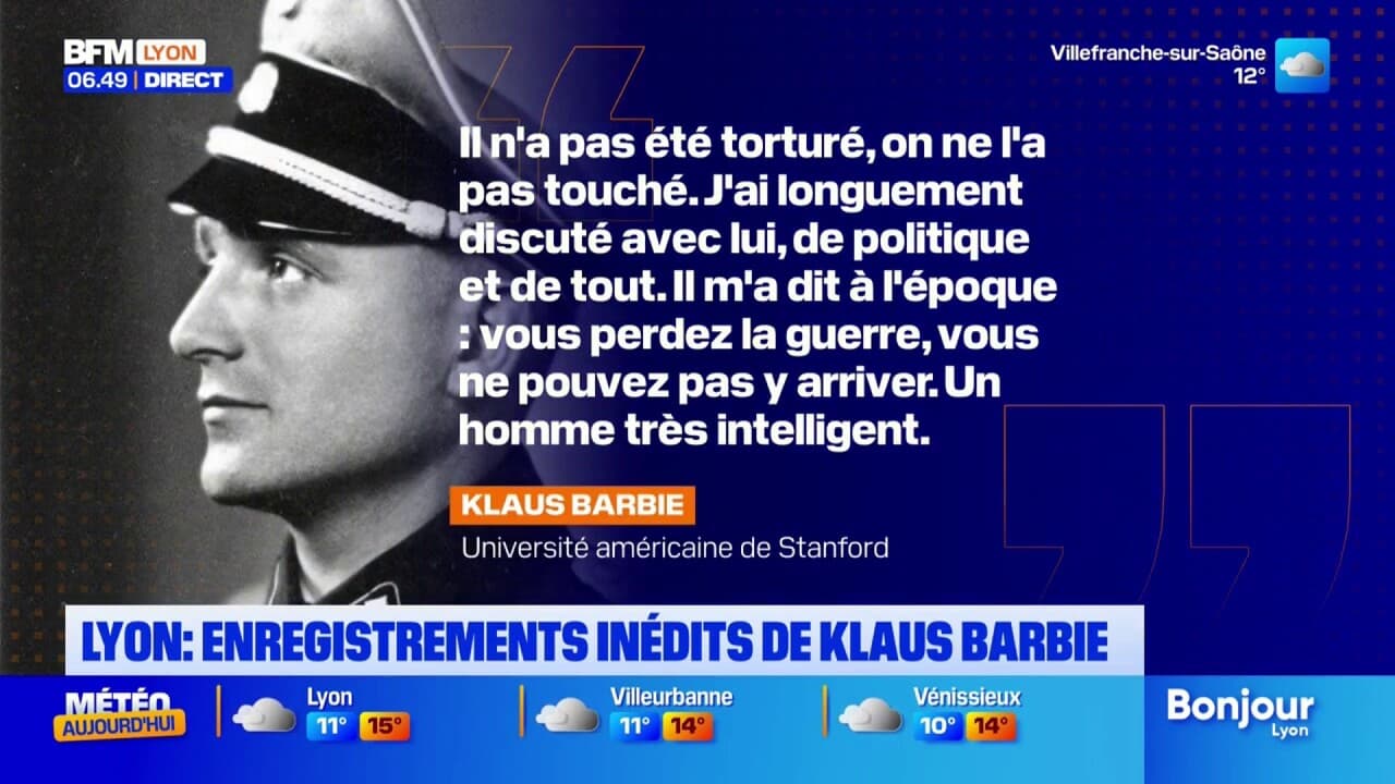 "Jean Moulin n'a pas été torturé": des enregistrements inédits de Klaus ...