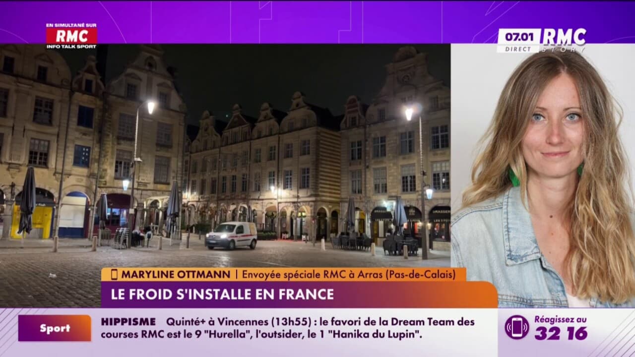 Le froid s'installe en France : -2 degrés à Arras