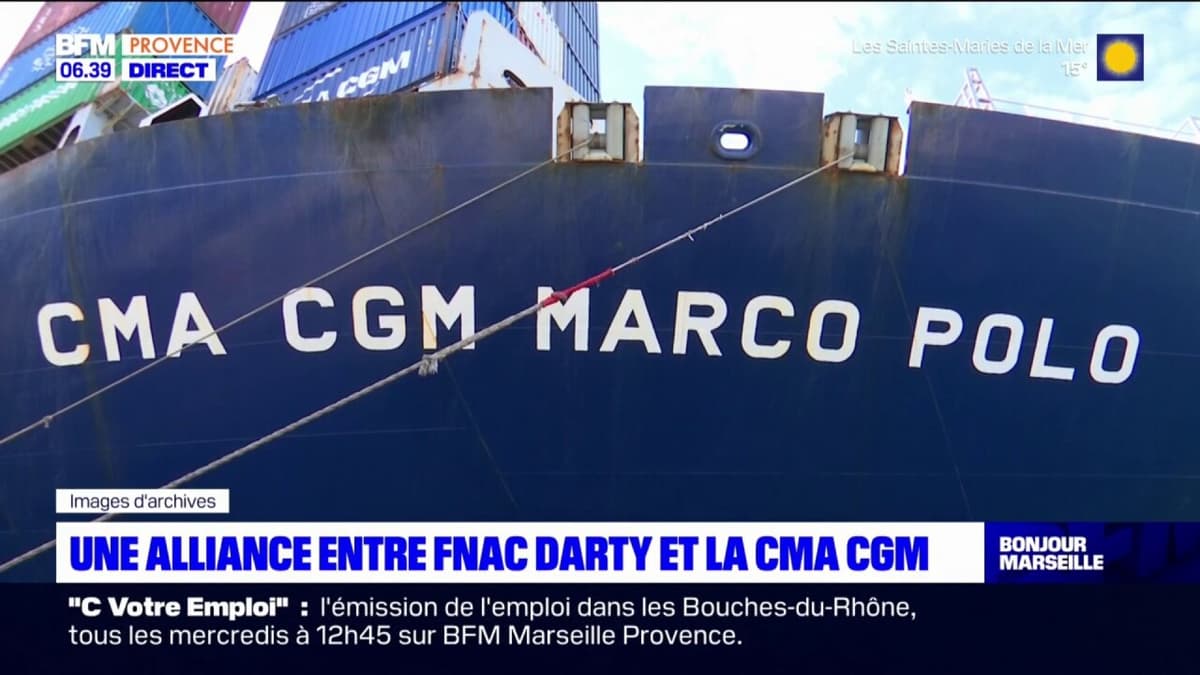 Marseille: le groupe Fnac Darty signe un accord avec la CMA CGM