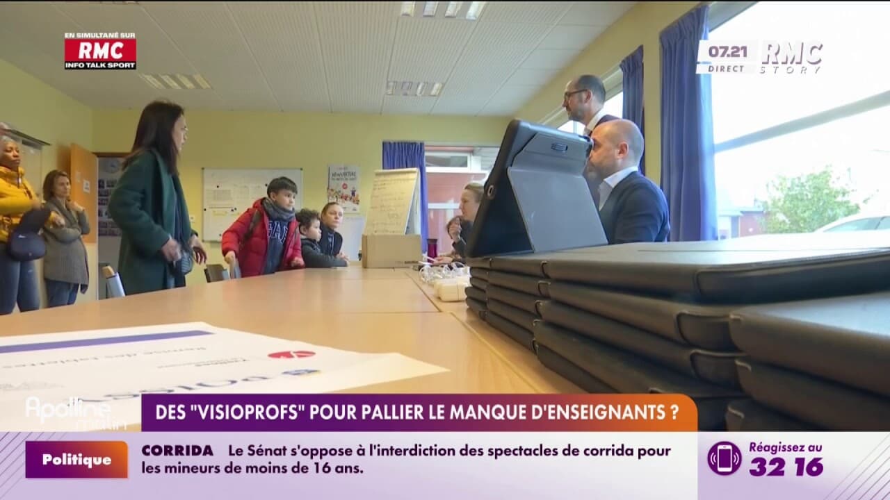 Des "visioprofs" pour pallier au manque d'enseignants