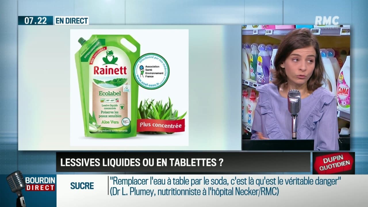Dupin Quotidien : Lessives liquides ou en tablettes ? - 25/01
