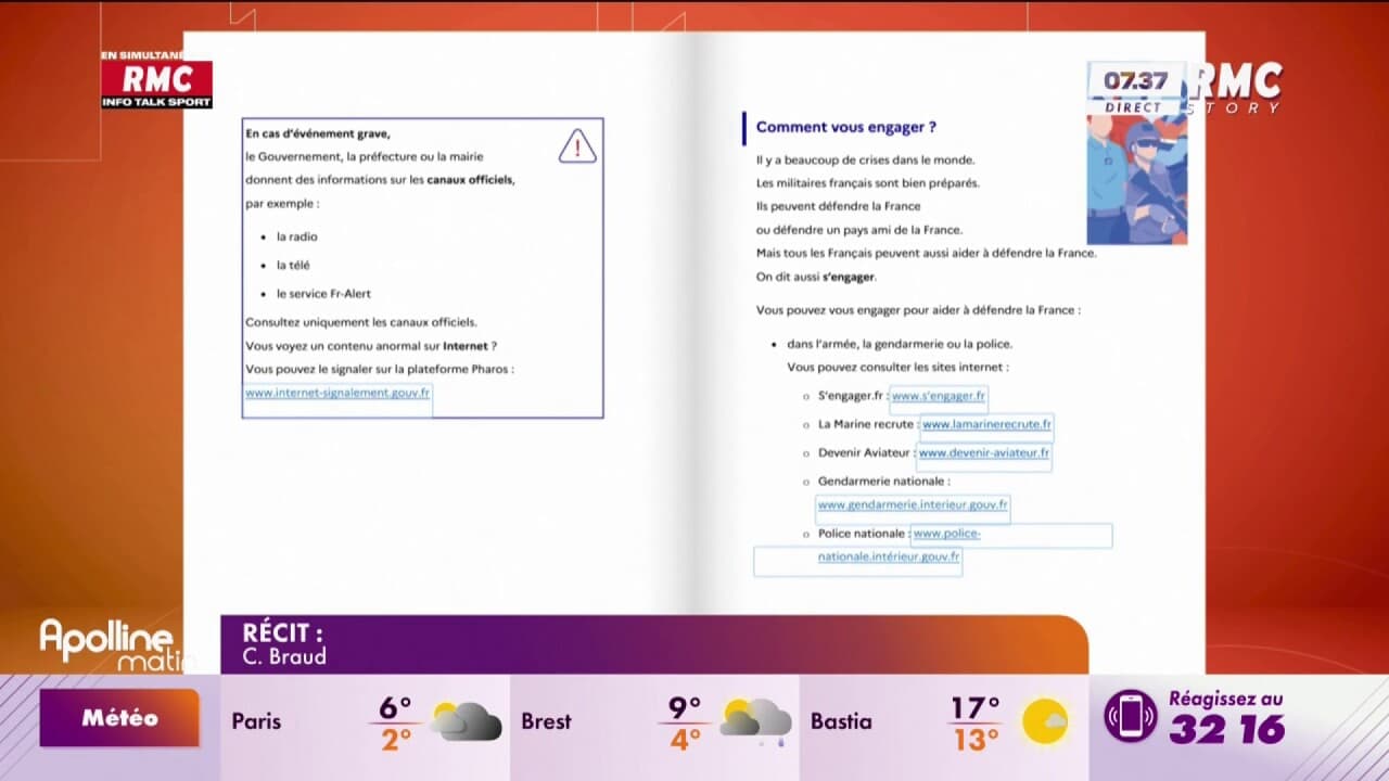 Le gouvernement dévoile son "guide de survie"