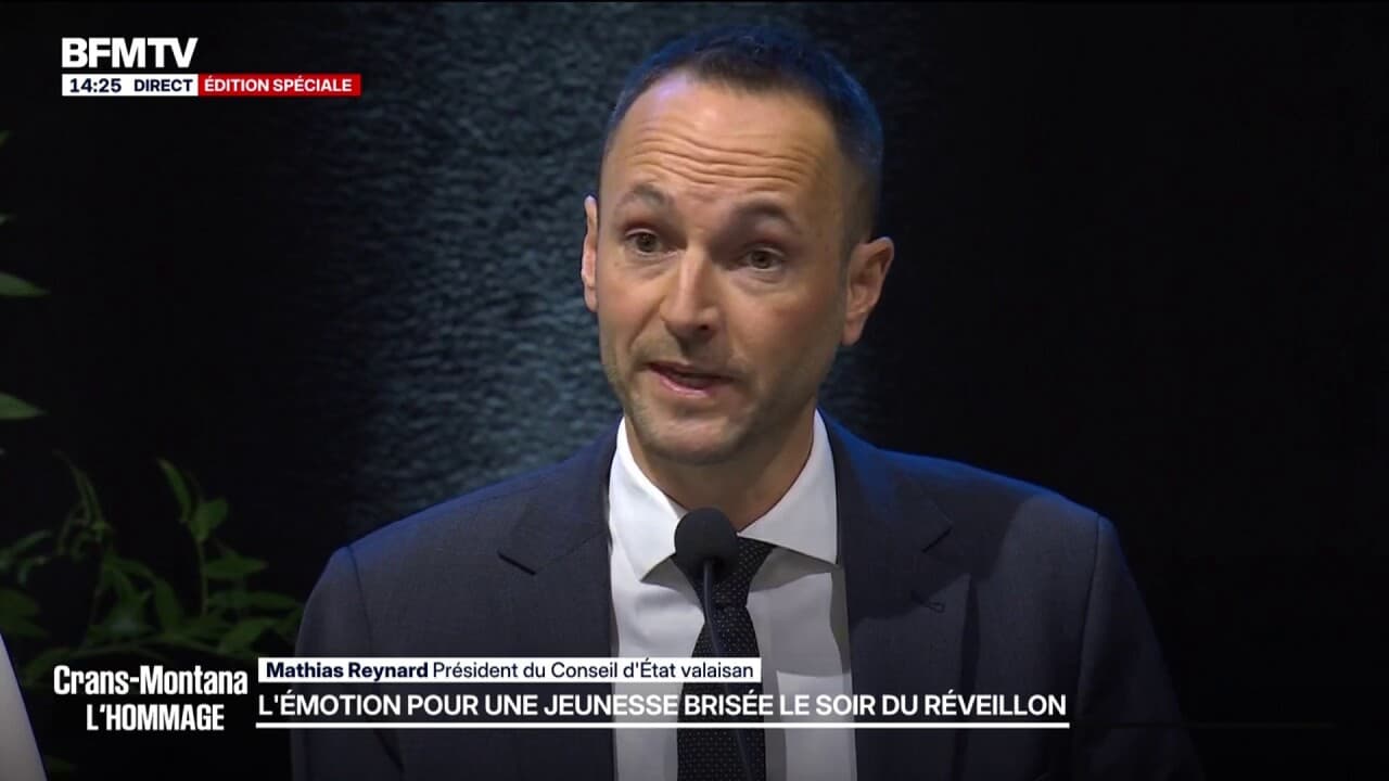 Crans-Montana: "Vous avez été à a hauteur de l'urgence", déclare ...