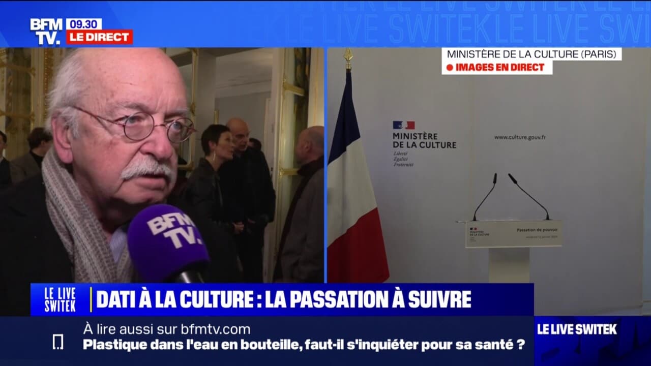 Érik Orsenna: "Pour Rima Abdul-Malak la culture c'est la vie, pour d'autres c'est un coup et c ...