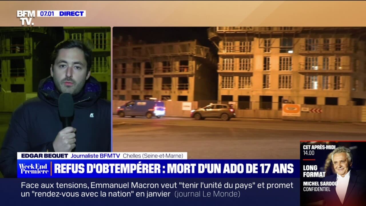 Refus d'obtempérer: mort d'un adolescent de 17 ans en Seine-et-Marne Refus d'obtempérer: mort d'un adolescent de 17 ans en Seine-et-Marne