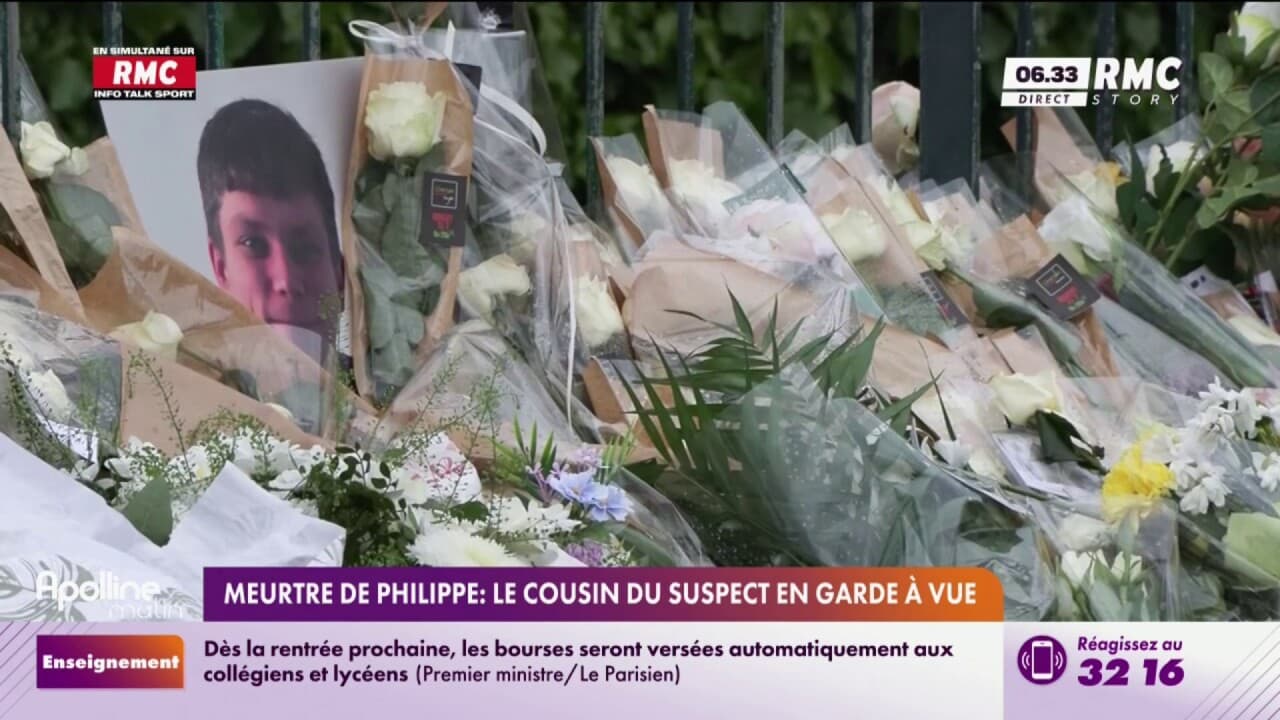 Meurtre de Philippe : le cousin du suspect en garde à vue