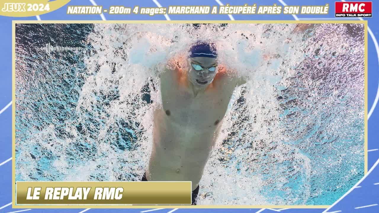 JO 2024 / 200m 4 nages: Les comm' RMC du retour de Marchand le lendemain de son doublé