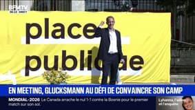 Raphaël Glucksmann tiendra son premier grand meeting aux Docks d ...