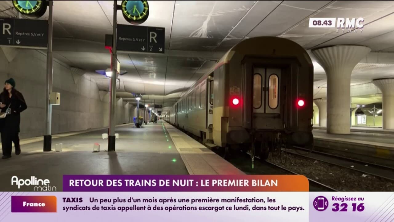 Retour des trains de nuit : le premier bilan