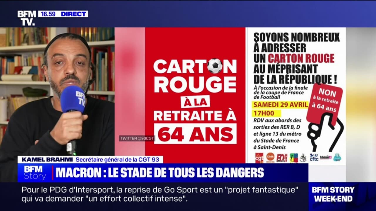 Kamel Brahmi (CGT 93) sur la finale de Coupe de France: "On va proposer ...