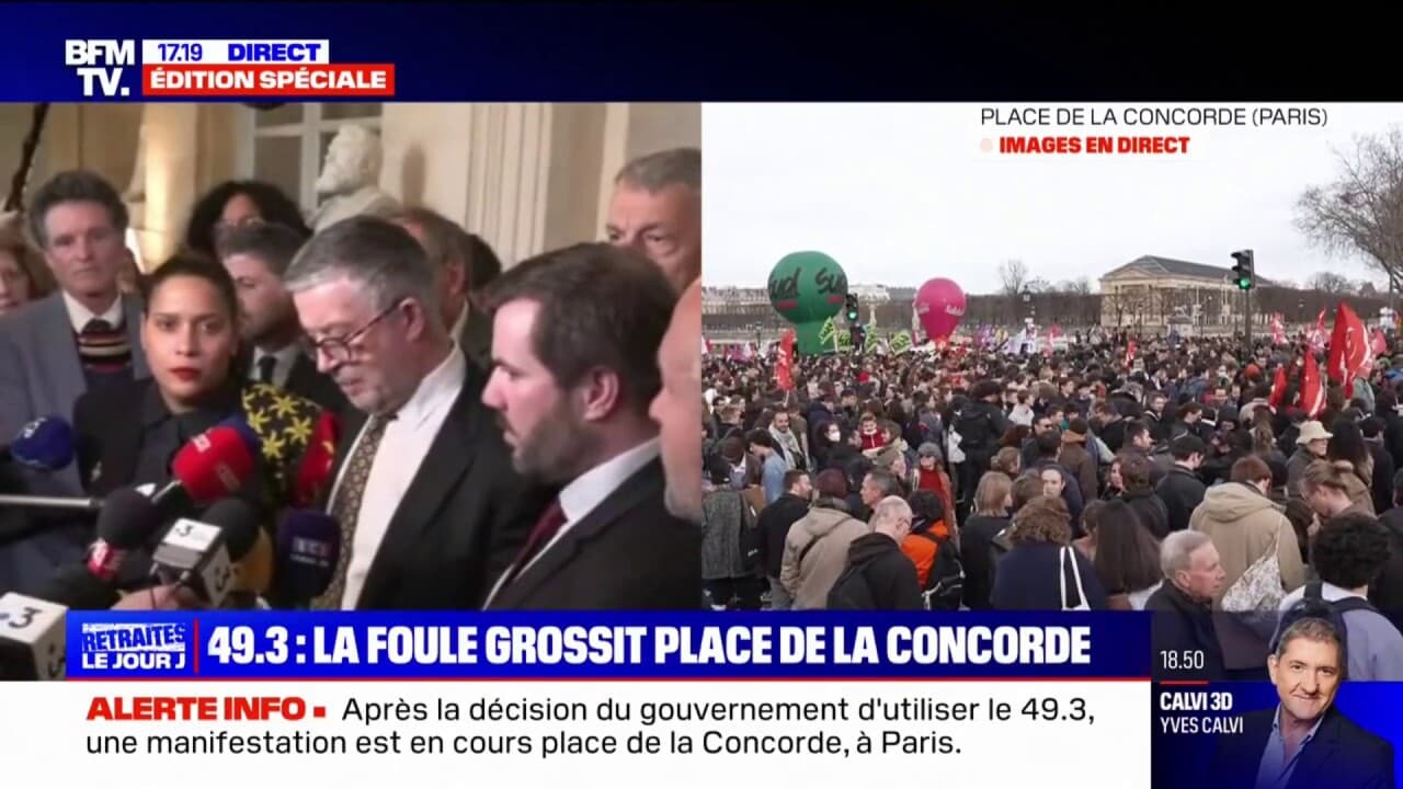 Retraites: le président du groupe LIOT annonce le dépôt d'une motion de ...