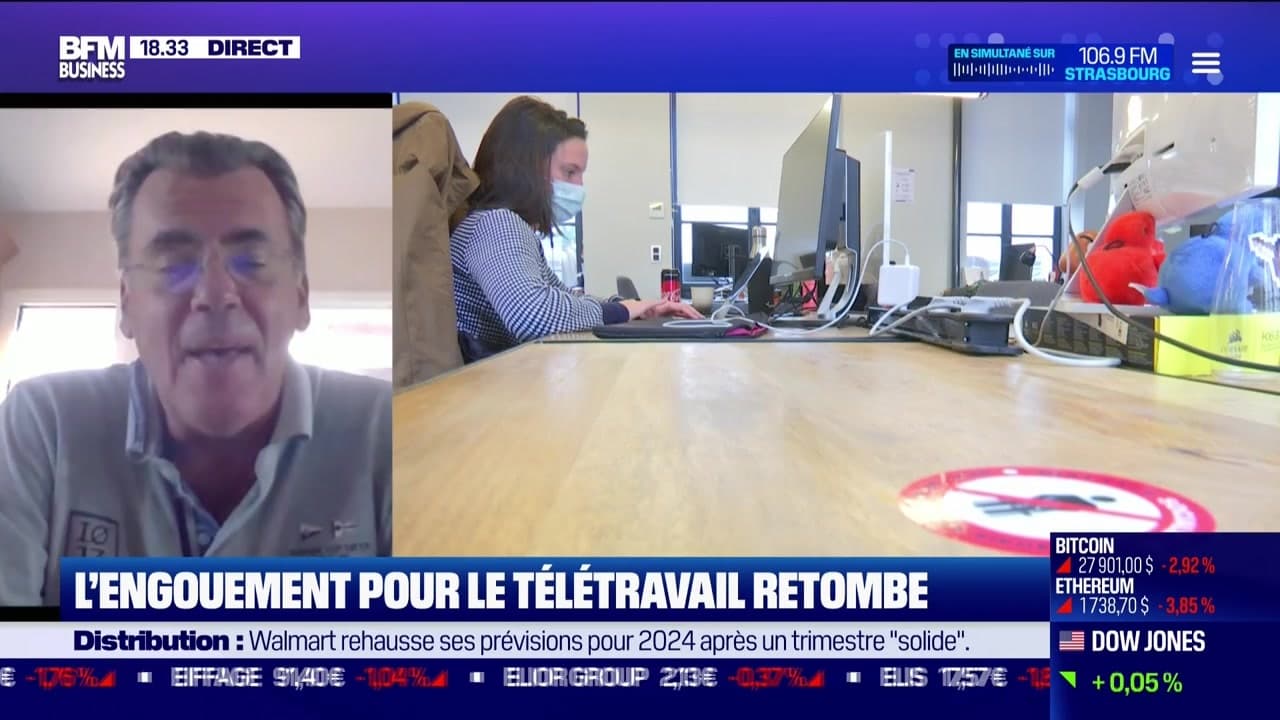 L'invité : L'engouement pour le télétravail retombe - 17/08