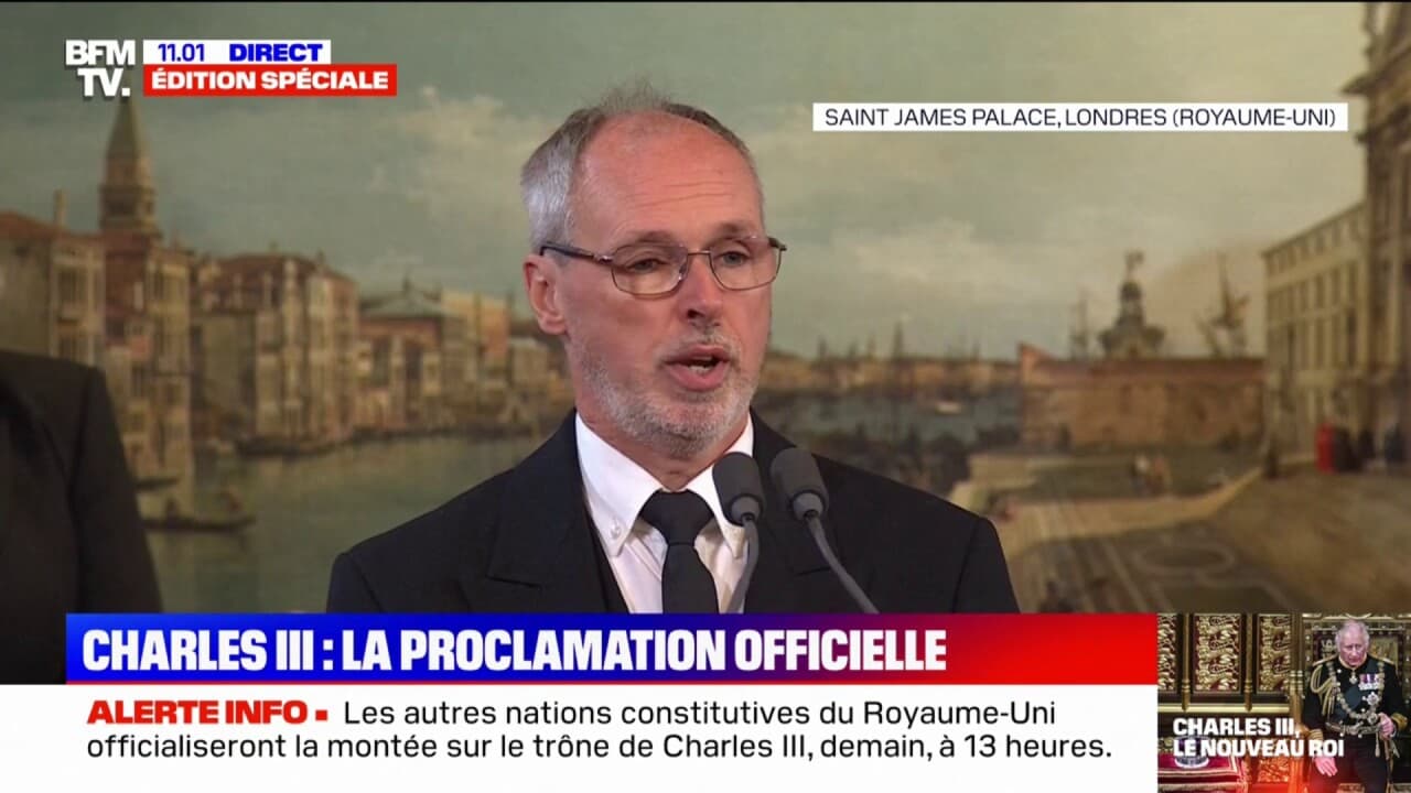 Charles III est officiellement proclamé roi du Royaume-Uni Charles III est officiellement proclamé roi du Royaume-Uni