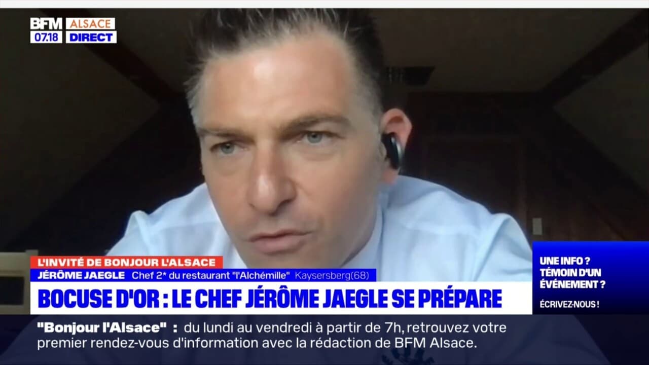Alsace: Jérôme Jaegle, chef du restaurant l'Alchémille, se prépare au ...