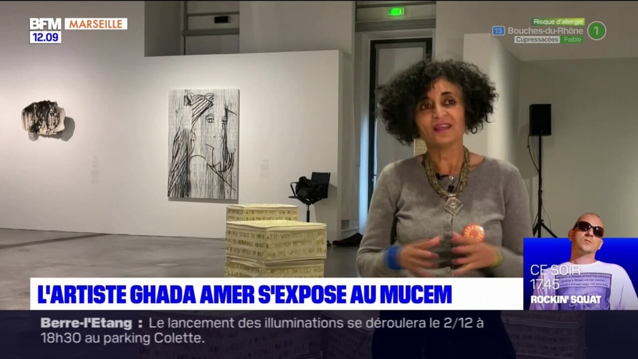 Marseille: l'artiste Ghada Amer exposée au Mucem