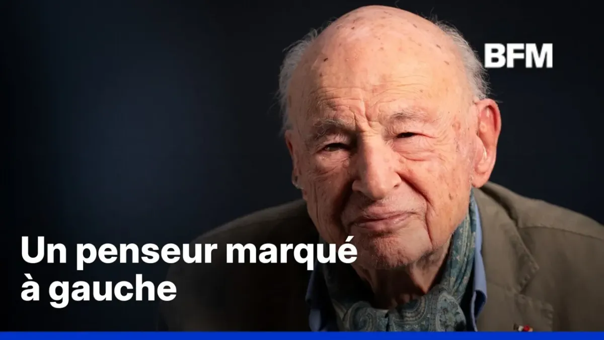 Le sociologue Edgar Morin est mort à l'âge de 104 ans