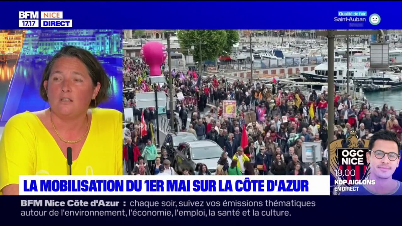 Manifestation du 1er-mai à Nice: "la mobilisation progresse" selon ...